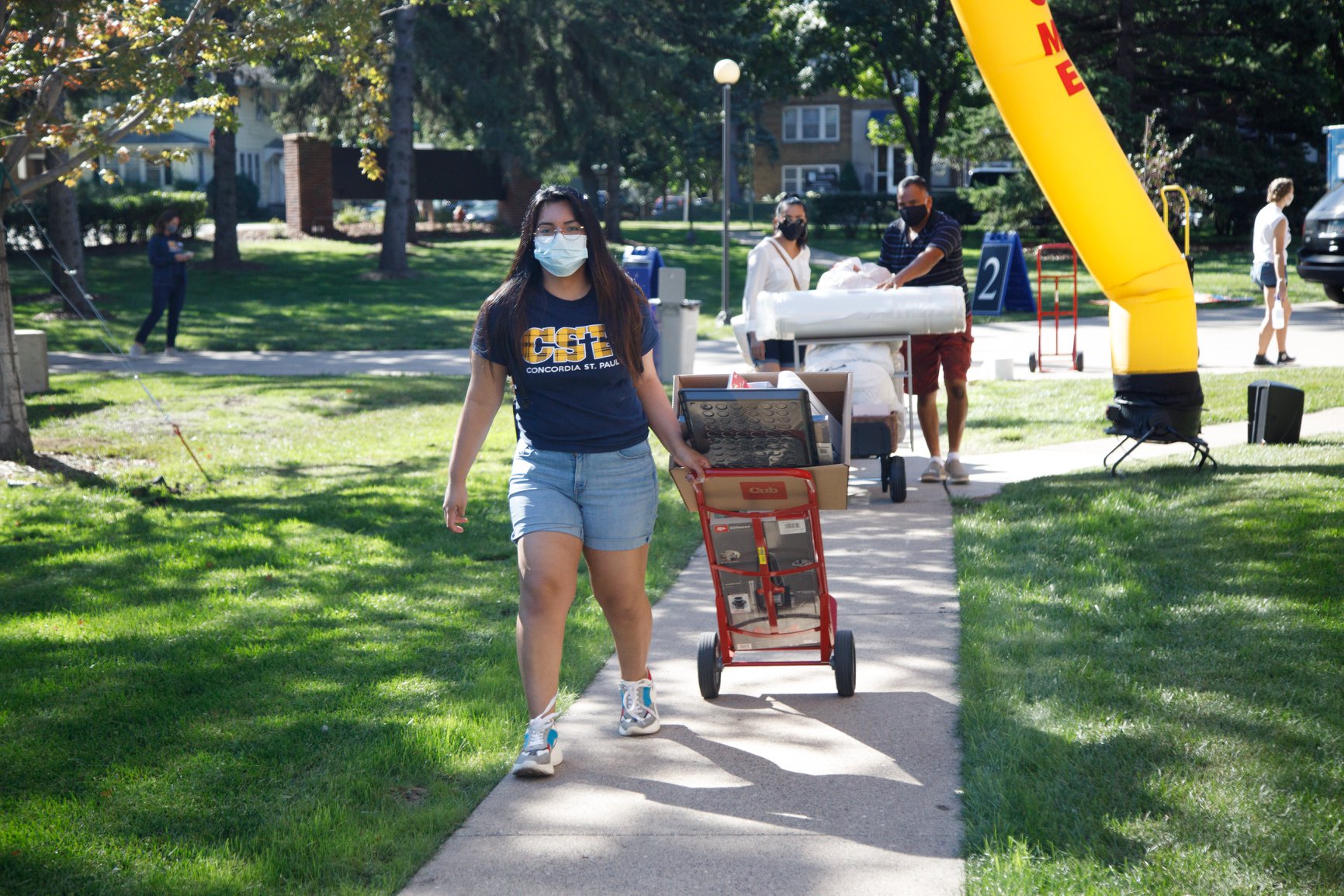 The Return of CSP Students Feels Golden - Concordia University, St. Paul
